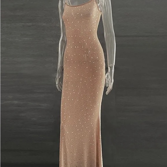 LuxFashionGalleria | Dresses | Sexy Strap Diamond Evening Dress | Poshmark